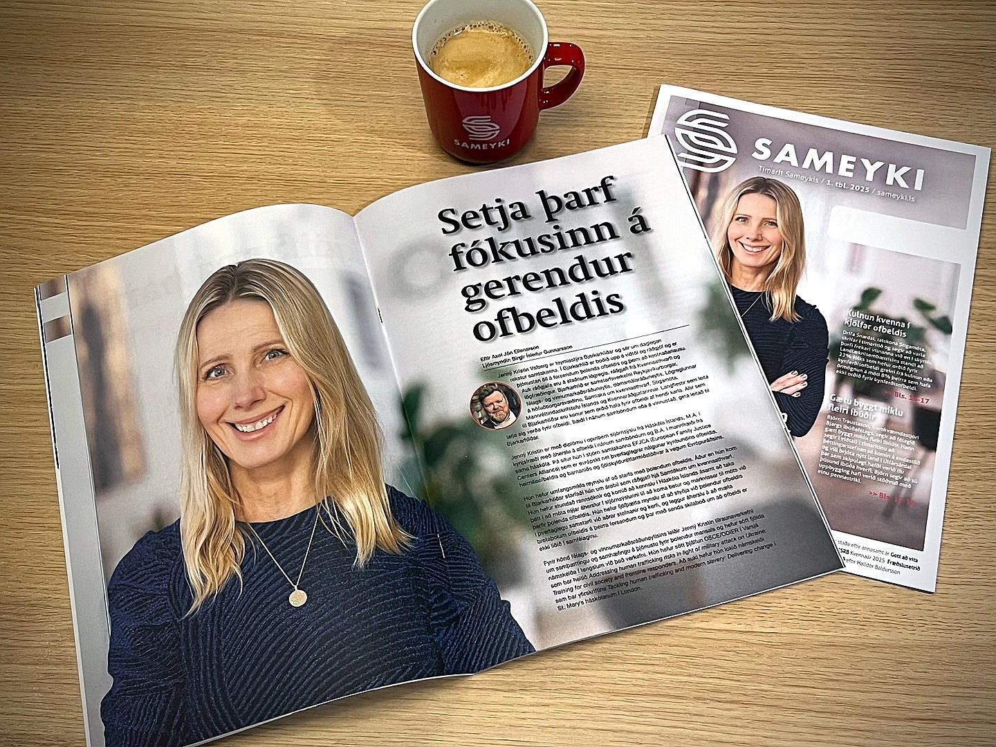 Tímarit Sameykis á leið í pósti til félagsfólks