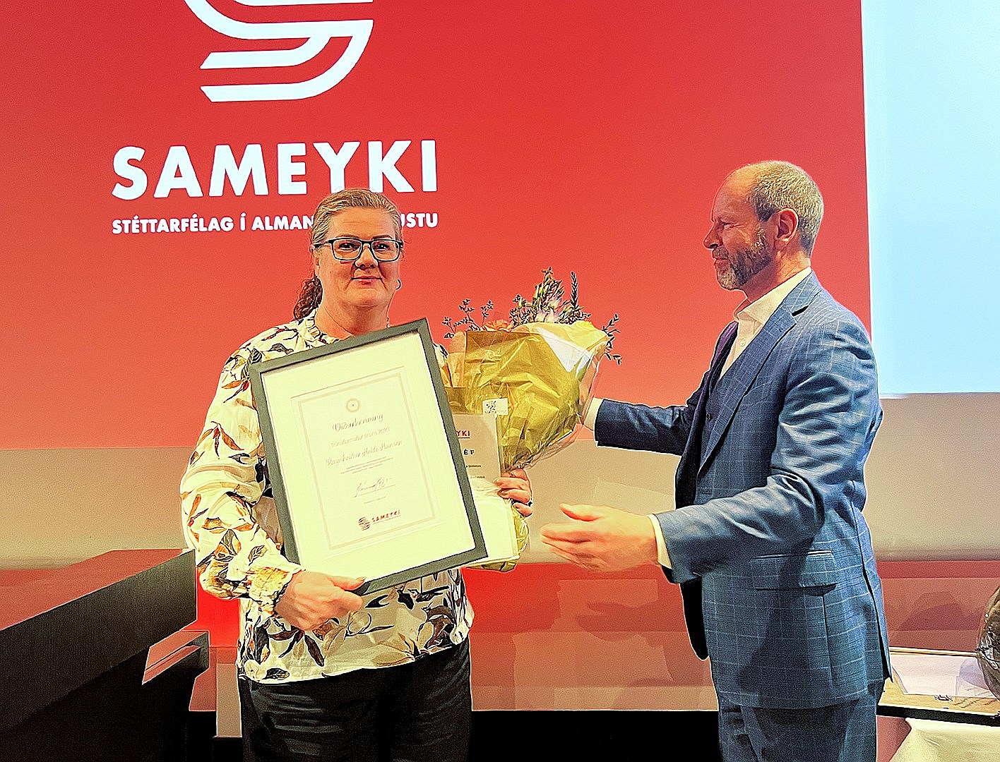 Trúnaðarmenn heiðraðir fyrir ötult starf í þágu Sameykis