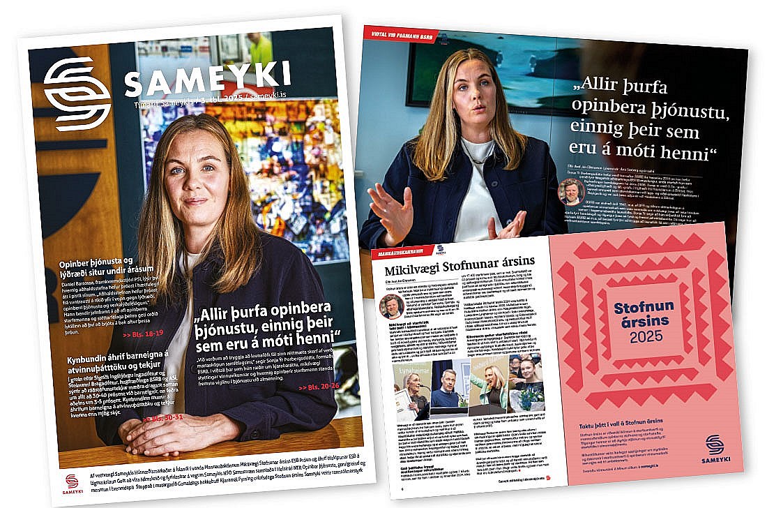 Nýtt Tímarit Sameykis– fjölbreytt efni um samfélag og opinber störf